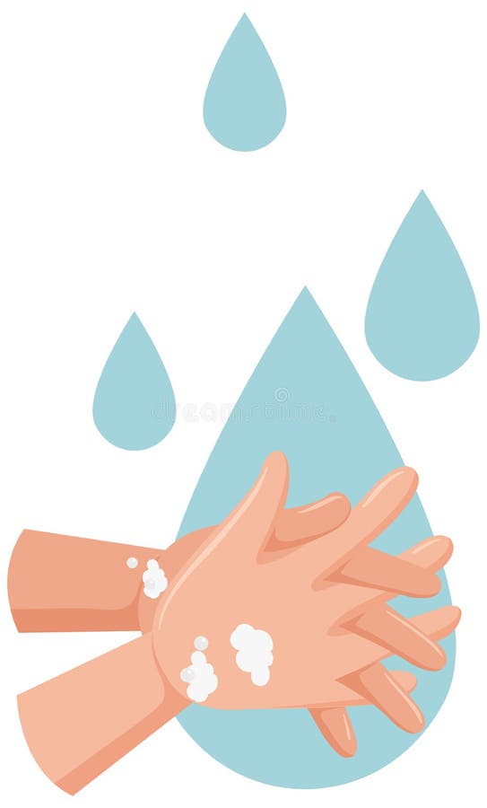 Set of Hand Washing and Sanitization Stock Vector - Illustration of ...