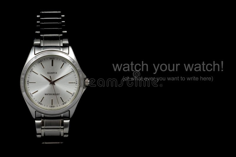 Hand watch stock image. Image of instrument, metal, round - 13967467