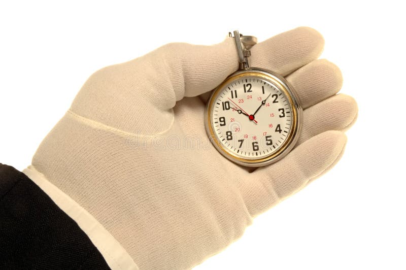 Hand & Watch stock image. Image of appointment, glove - 738289