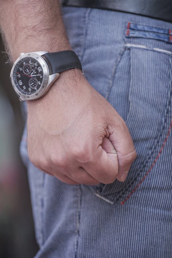 Hand and watch stock photo. Image of panties, business - 30413300