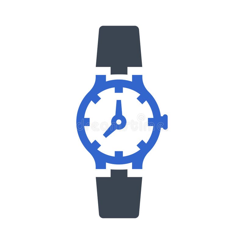 Hand watch icon stock vector. Illustration of symbol - 269380495