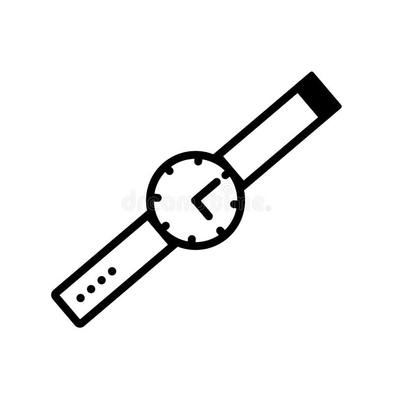 Hand Watch Icon Vector Graphics Design Stock Vector - Illustration of ...
