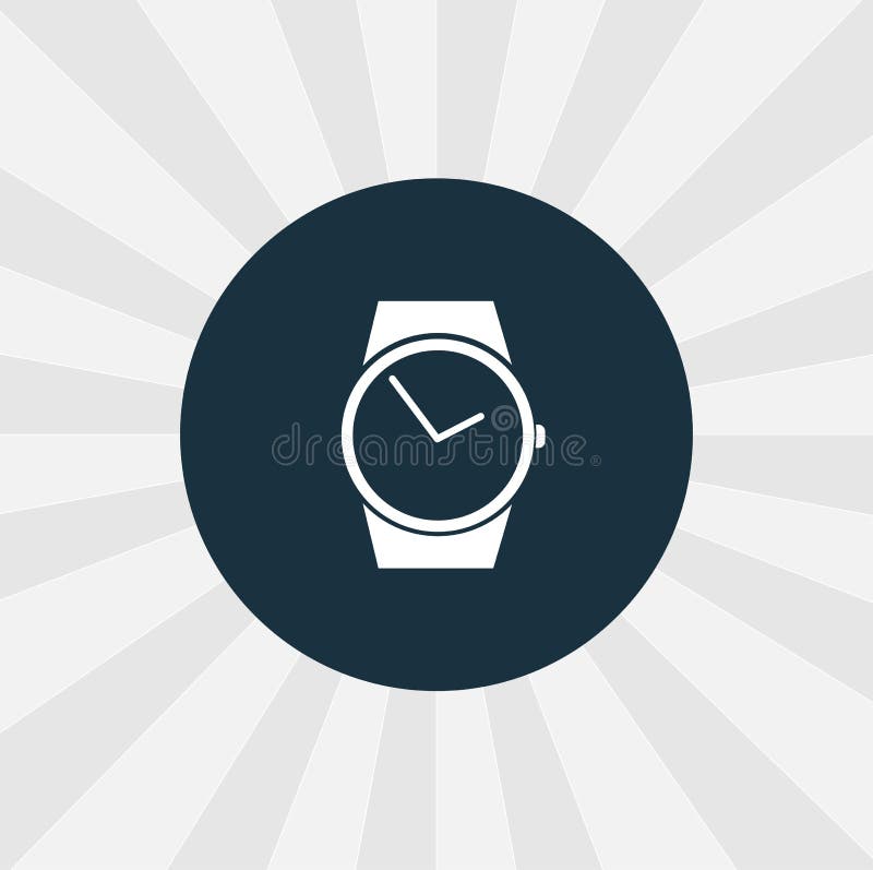 Hand Watch Isolated Icon. Time Design Element Stock Vector ...
