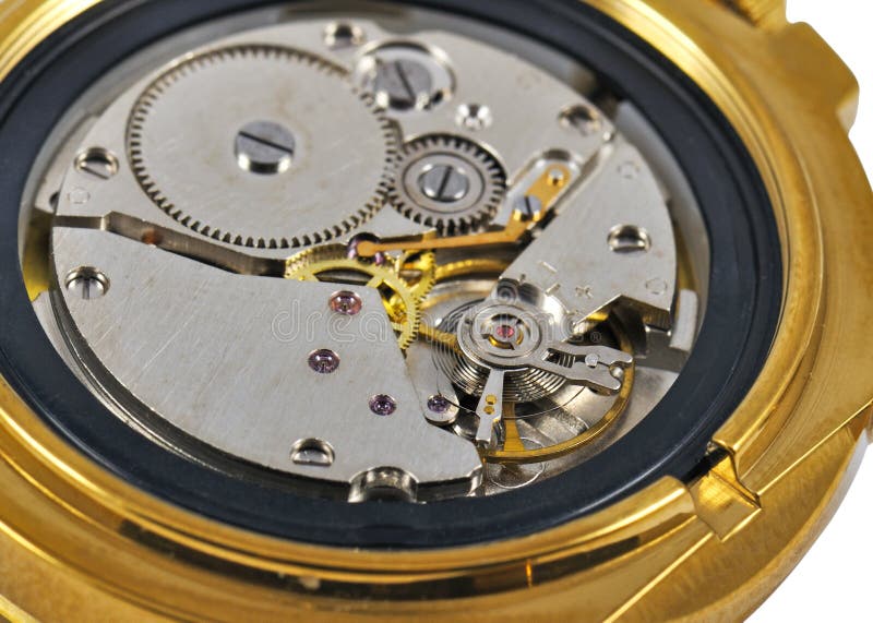 Hand Watch Mechanism stock photo. Image of clock, antiquities - 13127874