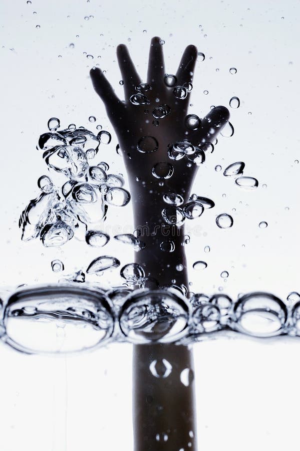 Hand in water stock image. Image of blue, hand, health - 16527621