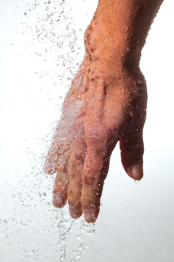 Hand and water. stock image. Image of skincare, clean - 28349645