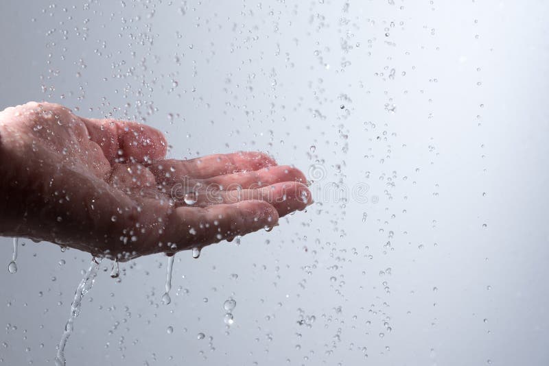Hand and water. stock image. Image of transparent, skincare - 28349655