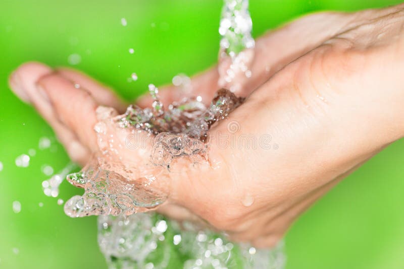 Hand in water stock image. Image of concepts, care, adult - 101331265