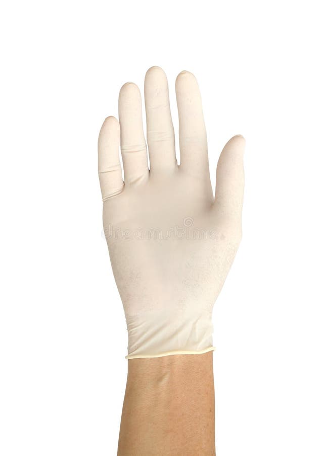 Hand wearing glove stock image. Image of person, five - 27551983