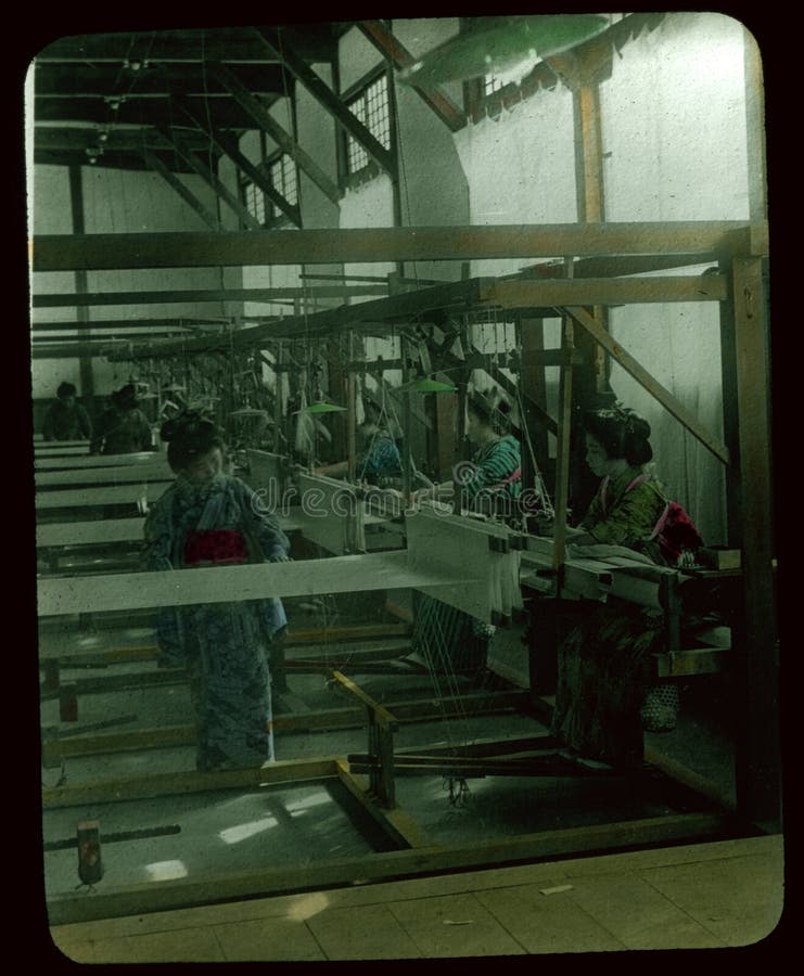 Hand-weaving In Factory. Picture Image: 221416895