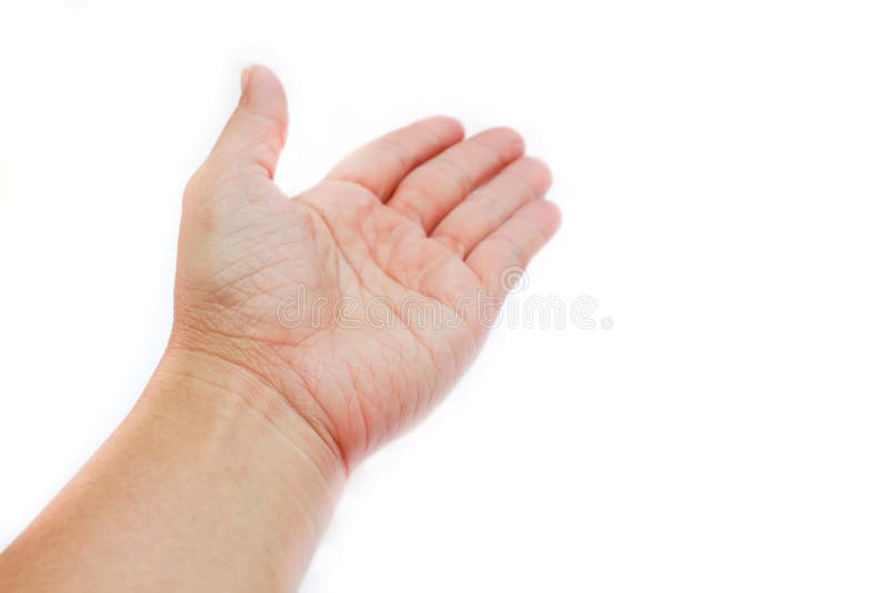 Hand with welcome sign. stock image. Image of business - 37460265