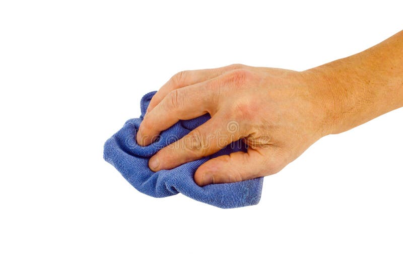 Hand wiping dirt stock photo. Image of hand, wipe, blue - 50875666