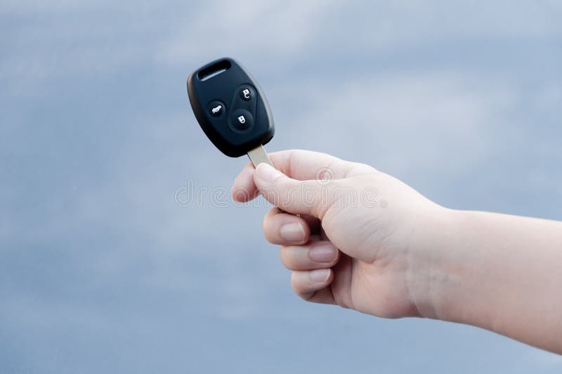 Hand Woman Holding Car Keys Stock Photo - Image of finger, owner: 94119238