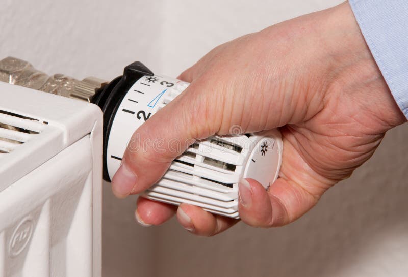 Radiator Control Valve Fittings Stock Photo - Image of valve ...