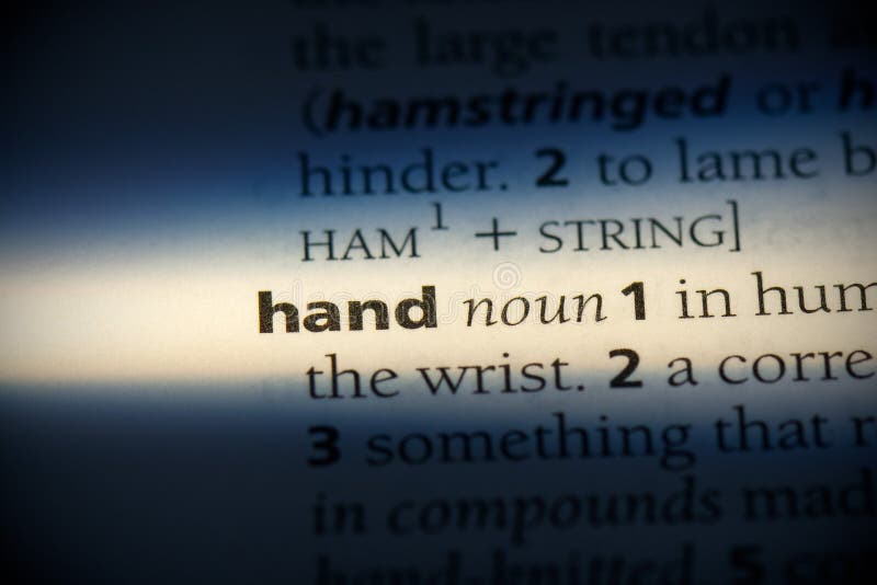 Hand stock image. Image of minimal, highlight, vocabulary - 161576591