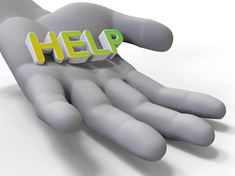 3d Hand Word Solution Stock Illustrations – 474 3d Hand Word Solution ...