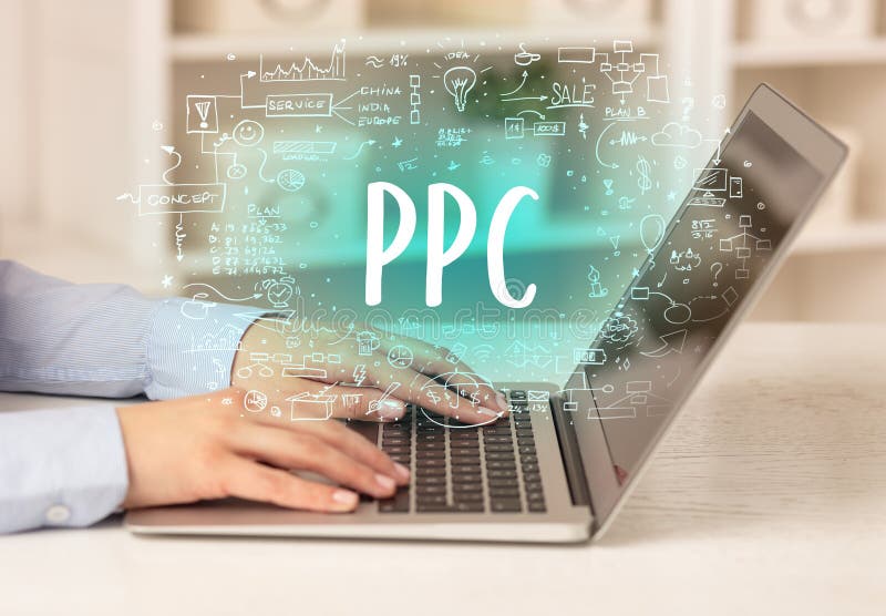 Hand Working on New Modern Computer Stock Photo - Image of intelligence ...