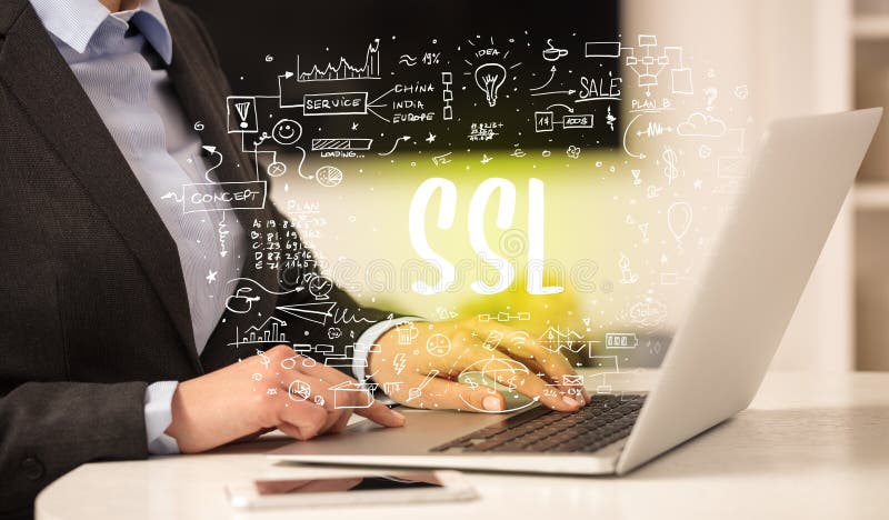 Hand Working on New Modern Computer Stock Photo - Image of marketing ...