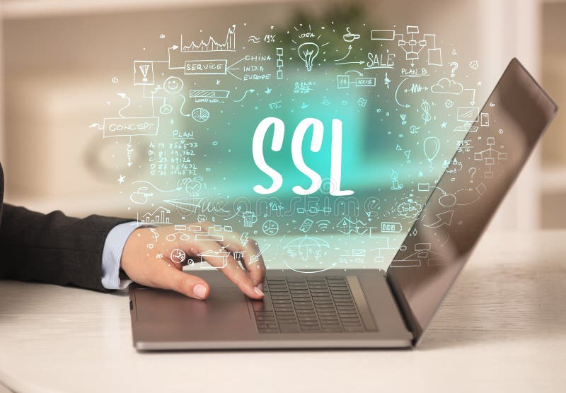 Hand Working on New Modern Computer Stock Image - Image of hightech ...