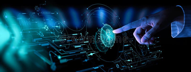 Hand Working with Technical Support and Customer Service Business ...