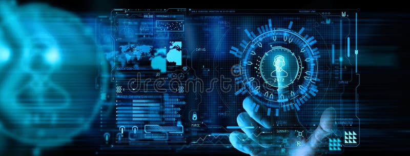 Hand Working with Technical Support and Customer Service Business ...