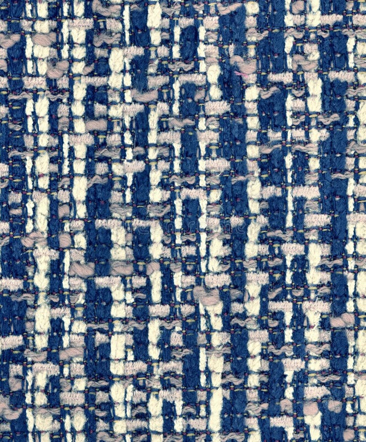 Seamless Indigo Dyed Twisted Bandana Texture. Blue Dark Woven Cotton ...