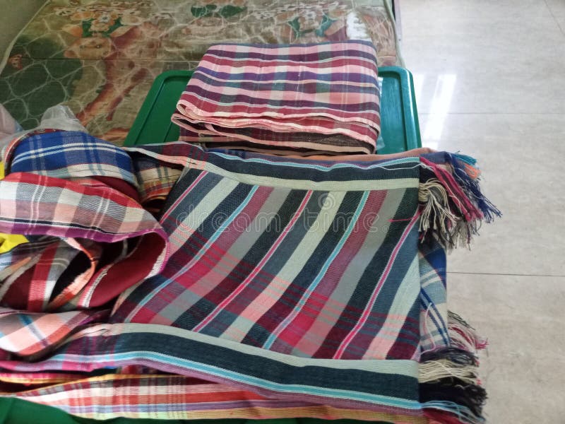 Hand-woven Fabrics, Local Products, Local Wisdom, Beauty Stock Image ...