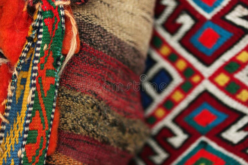 Hand woven wool sack. stock image. Image of indigenous - 188788941