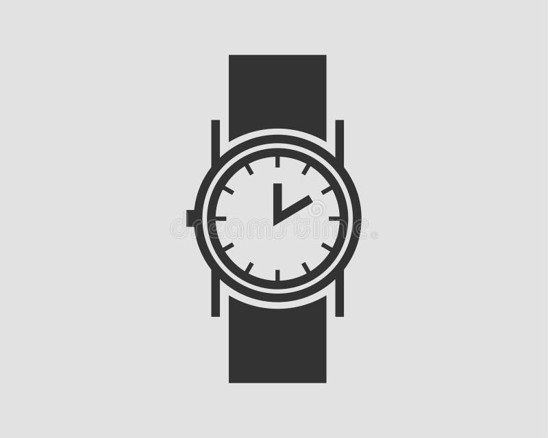 Hand wrist watch icon stock vector. Illustration of pictogram - 150707672