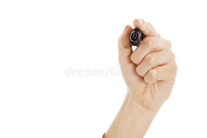 Hand Write Something with Marker on Transparent Glass Stock Photo ...