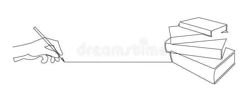 Hand Writes Book One Line Art,hand Drawn Notes in Workbook,lesson ...