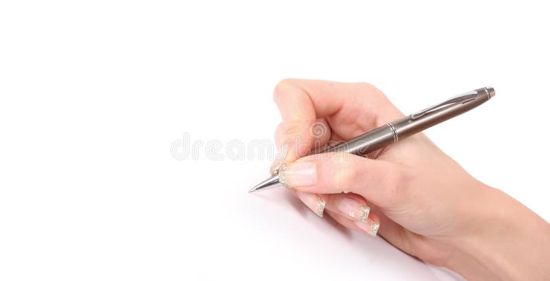 Hand Writing Concept stock image. Image of note, business - 10870875