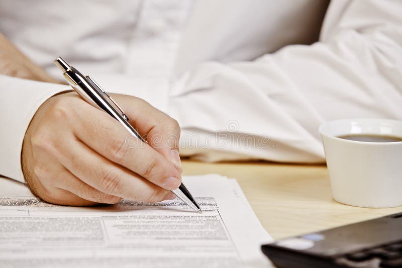 Hand writing stock image. Image of plan, white, person - 16310161