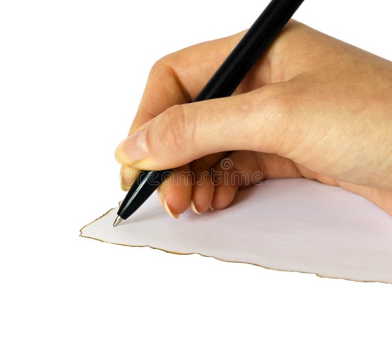 Hand writing stock photo. Image of isolated, diary, list - 25181276