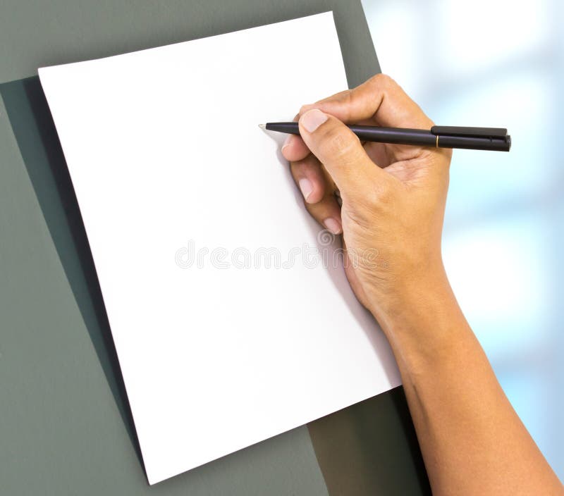 Training Paper - (marker and Hand with Pen Included To Be Pasted Stock ...