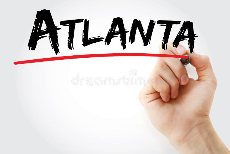 Atlanta Writing Stock Illustrations – 12 Atlanta Writing Stock ...