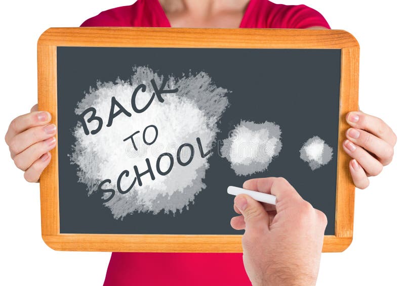 Back To School Hand Writing Blackboard Stock Illustrations – 1,039 Back ...