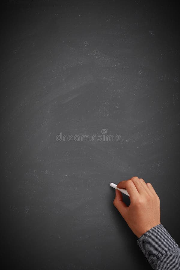 Hand writing on chalkboard stock image. Image of space - 46163705