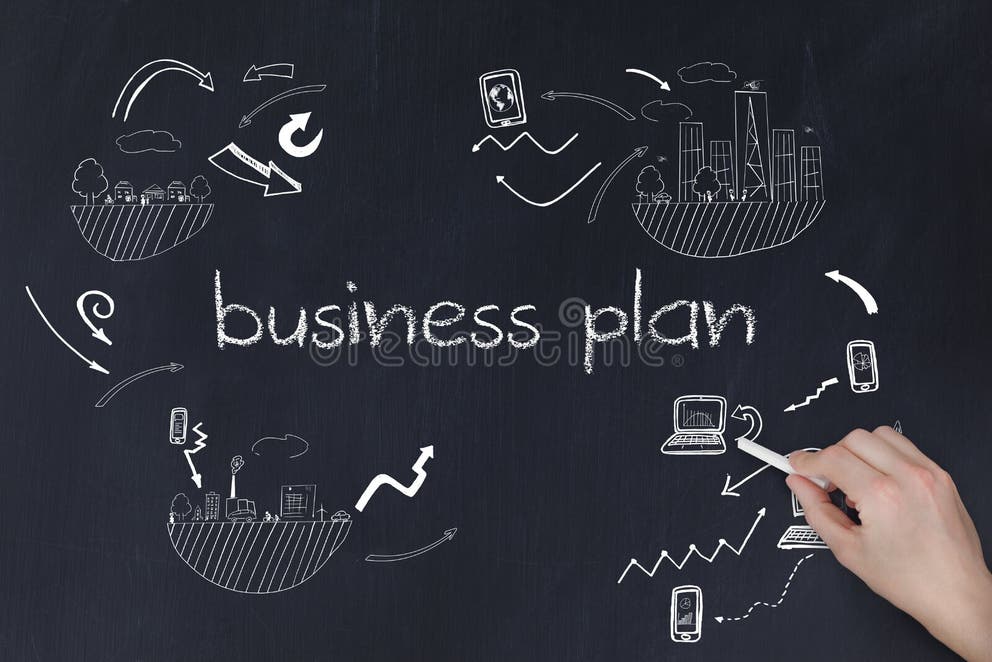 Hand writing business plan stock image. Image of business - 32232787