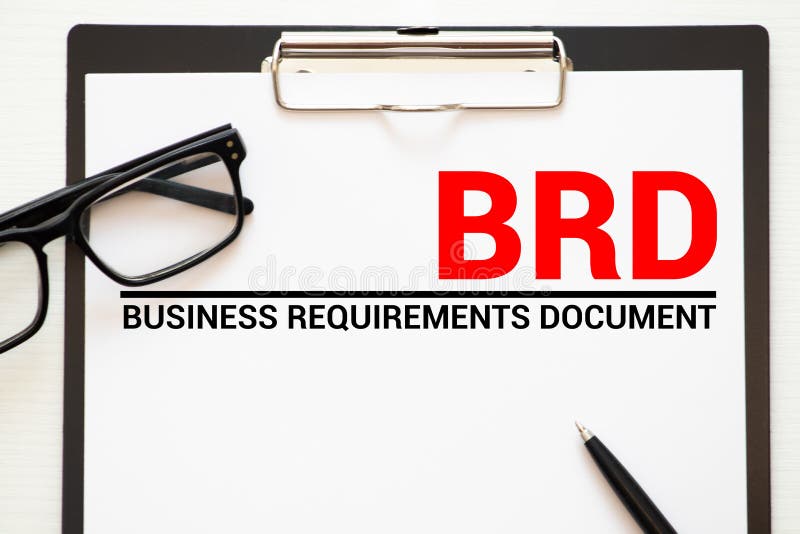 Hand Writing Business Requirements Document With Marker, Concept ...