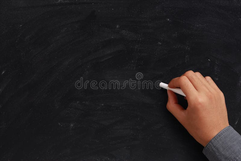 Hand writing on chalkboard stock image. Image of space - 46163705