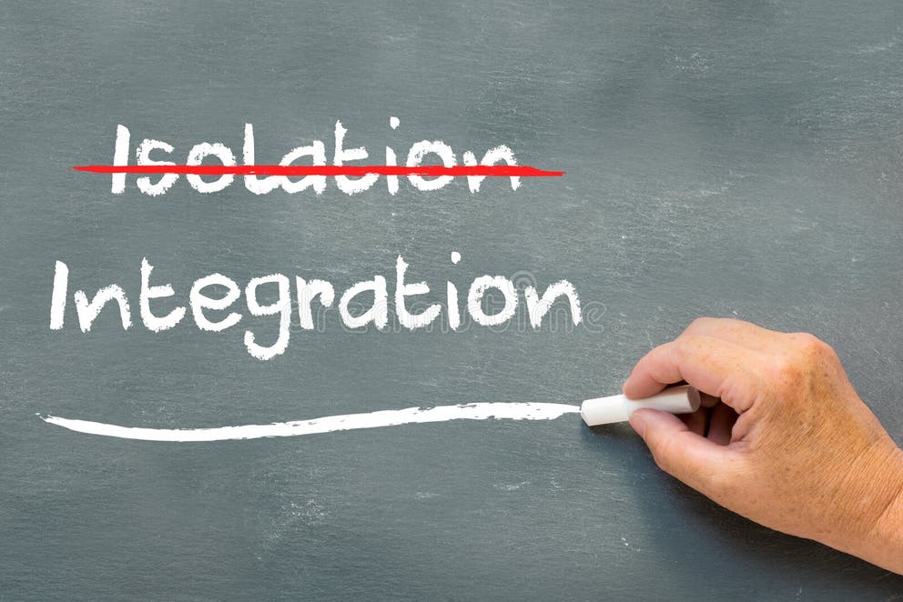 Hand Writing on a Chalkboard Isolation Integration Stock Image - Image ...