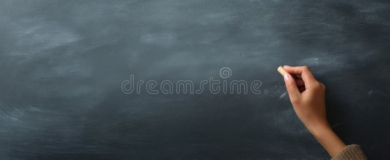 The Hand Writing on a Chalkboard Prepares for Learning and Creativity ...