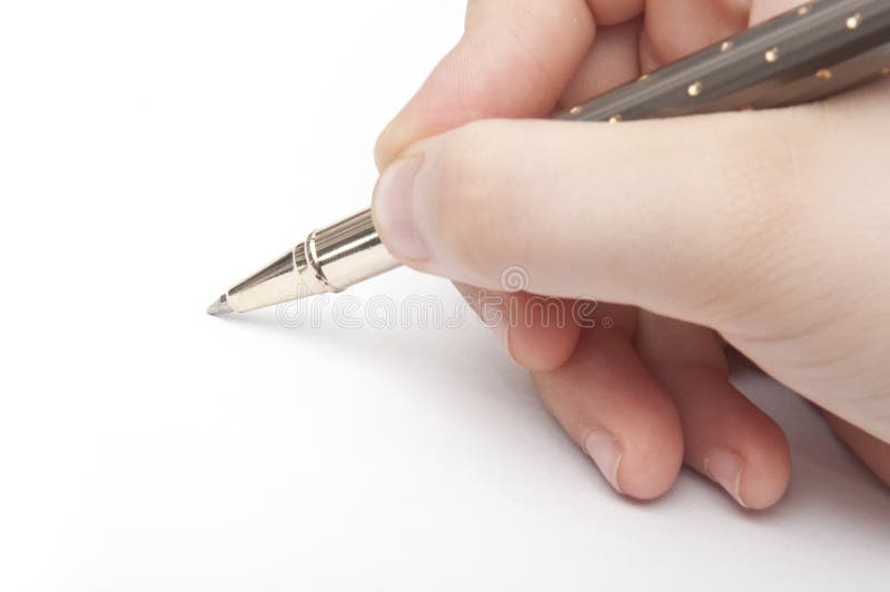Hand Writing Concept stock photo. Image of business, finger - 22890308