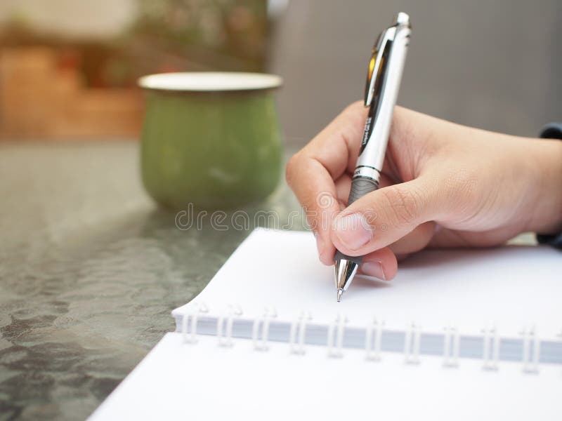 Hand writing on diary stock photo. Image of date, work - 67208092