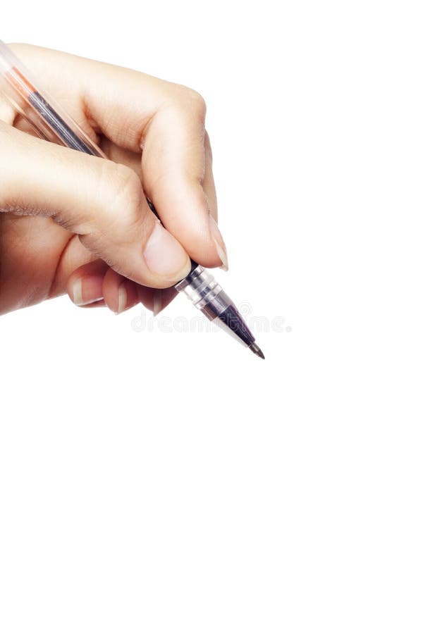 Hand Writing on Empty Space Stock Photo - Image of empty, color: 25093834