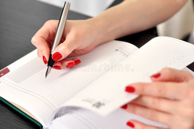 Hand writing stock photo. Image of reading, office, education - 40076448
