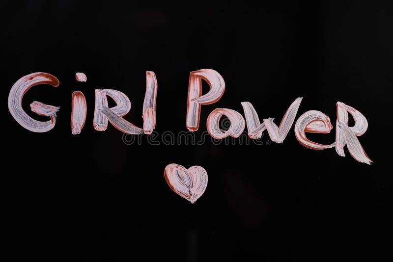 Hand Writing on Glass Master Class Using Brush and Paint Stock Photo ...