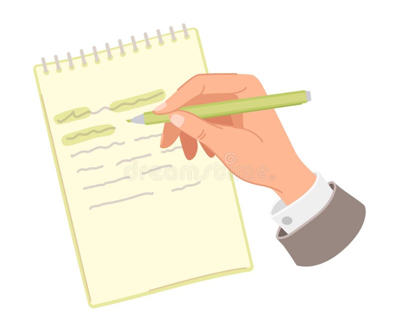 Jotting Notes Stock Illustrations – 53 Jotting Notes Stock ...