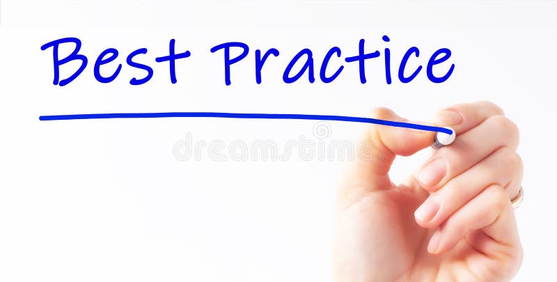 Hand Writing Inscription Best Practice with Marker, Concept, Stock ...
